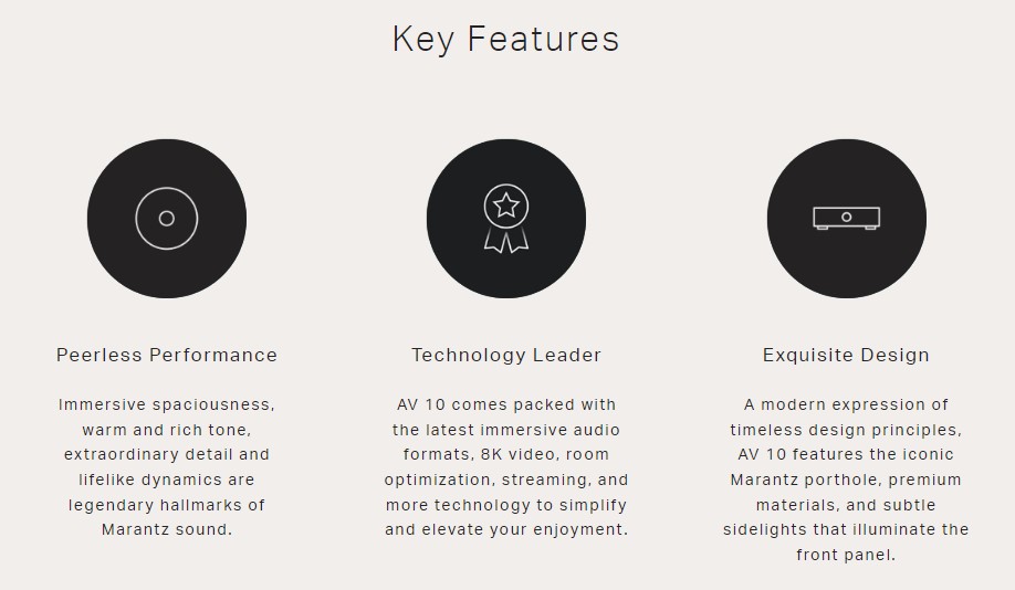 Marantz AV 10 Pre-Amplifier/Processor