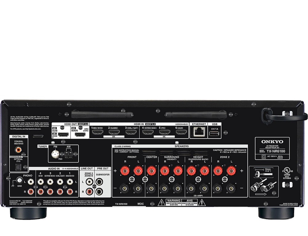 Onkyo TX-NR6100 + Triangle Borea BR07+BR02+BRC1 5.0 Home Theatre Package