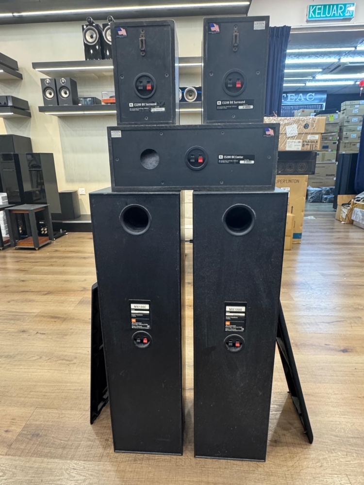 JBL MX1000+CS200 5.0 Speaker Package (PL)